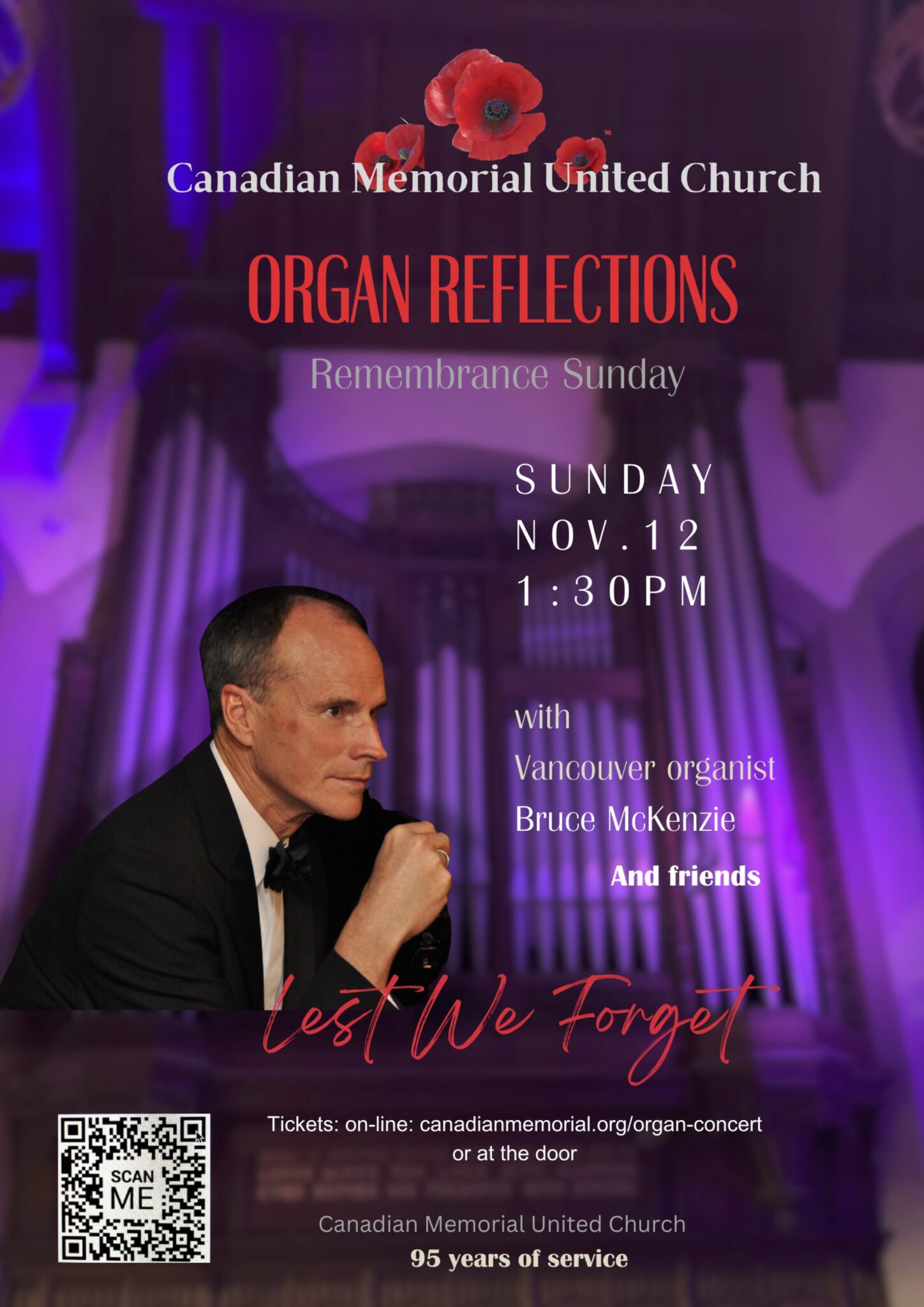 Remembrance Sunday Organ Recital – RCCO Vancouver Centre